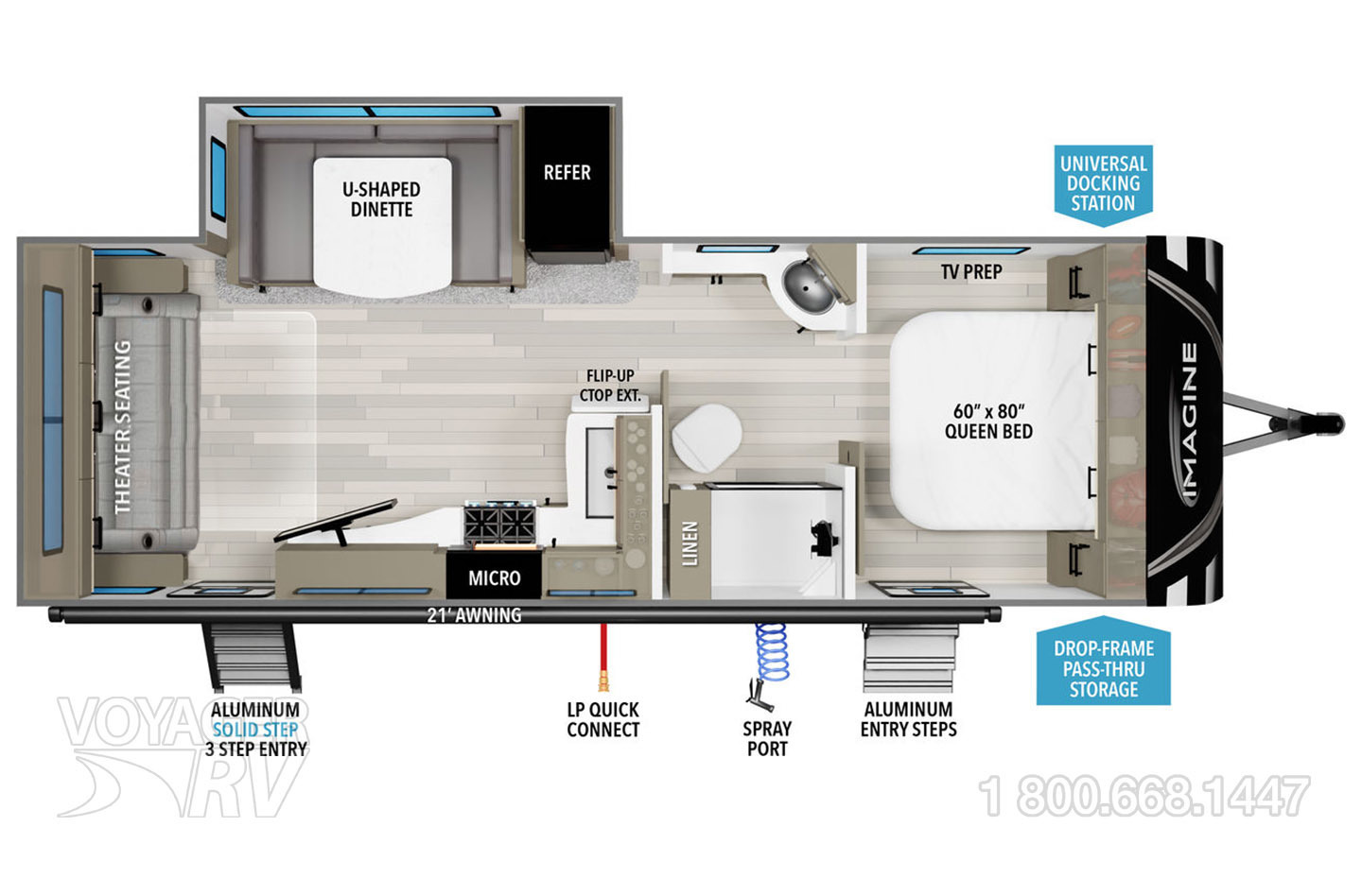 For Sale: New 2024 Ember Overland Tandem 201FBQ Travel Trailers ...