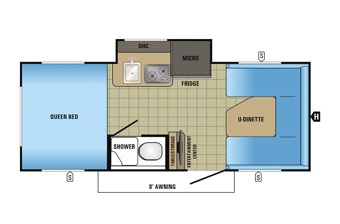 For Sale: New 2017 Jayco Hummingbird 16FD Travel Trailers| Voyager RV ...