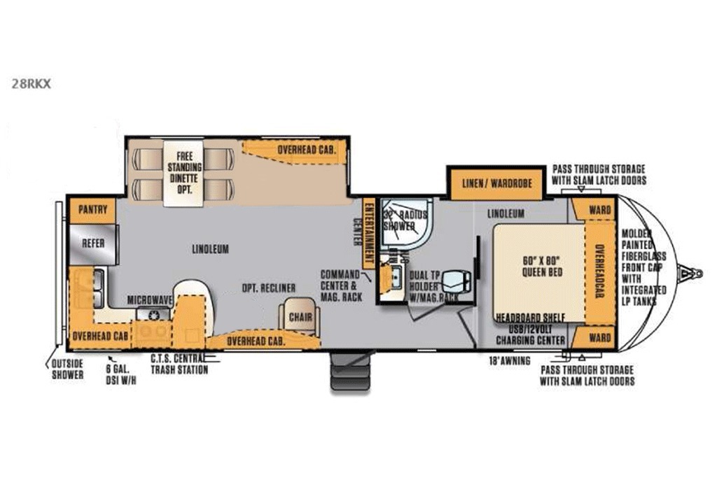 For Sale: Used 2016 Forest River Wildcat Maxx M-28RKX Travel Trailers ...