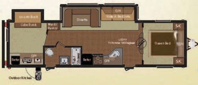 For Sale: Used 2012 Keystone Hornet Hideout 31RBDSWE Travel Trailers ...